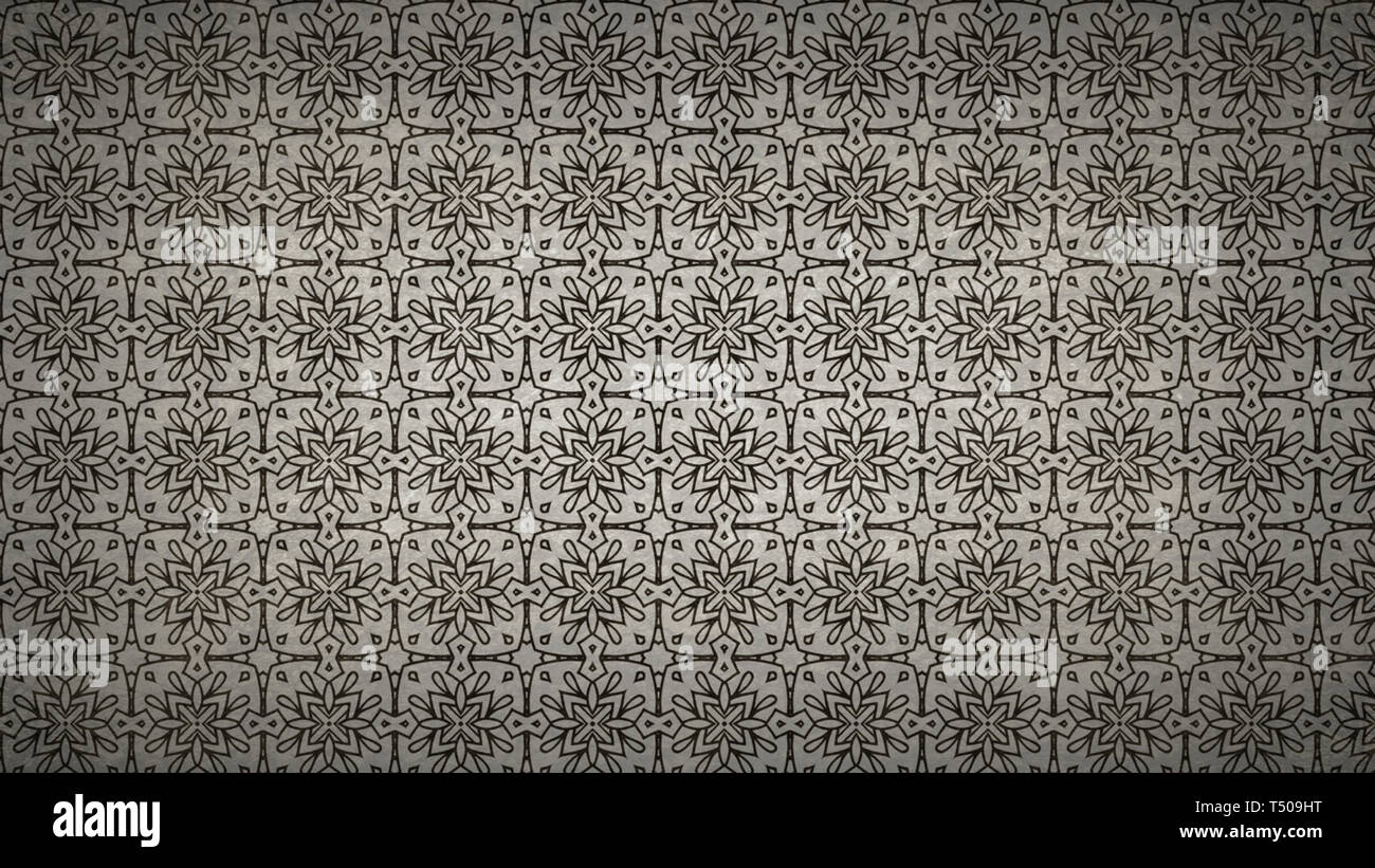 Dark Brown Vintage Floral Pattern Wallpaper Stock Photo - Alamy