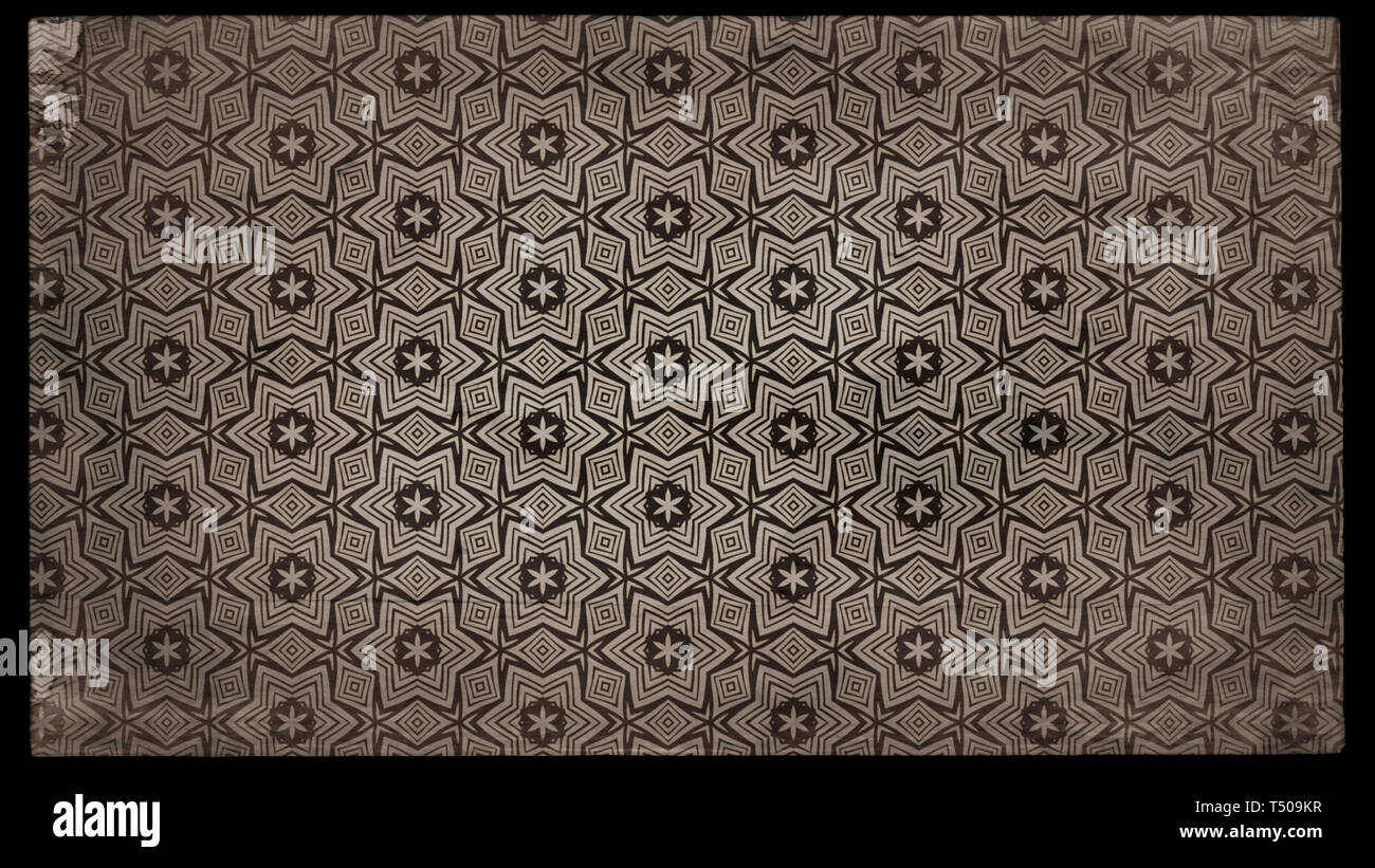 Dark Brown Vintage Ornamental Pattern Wallpaper Stock Photo - Alamy