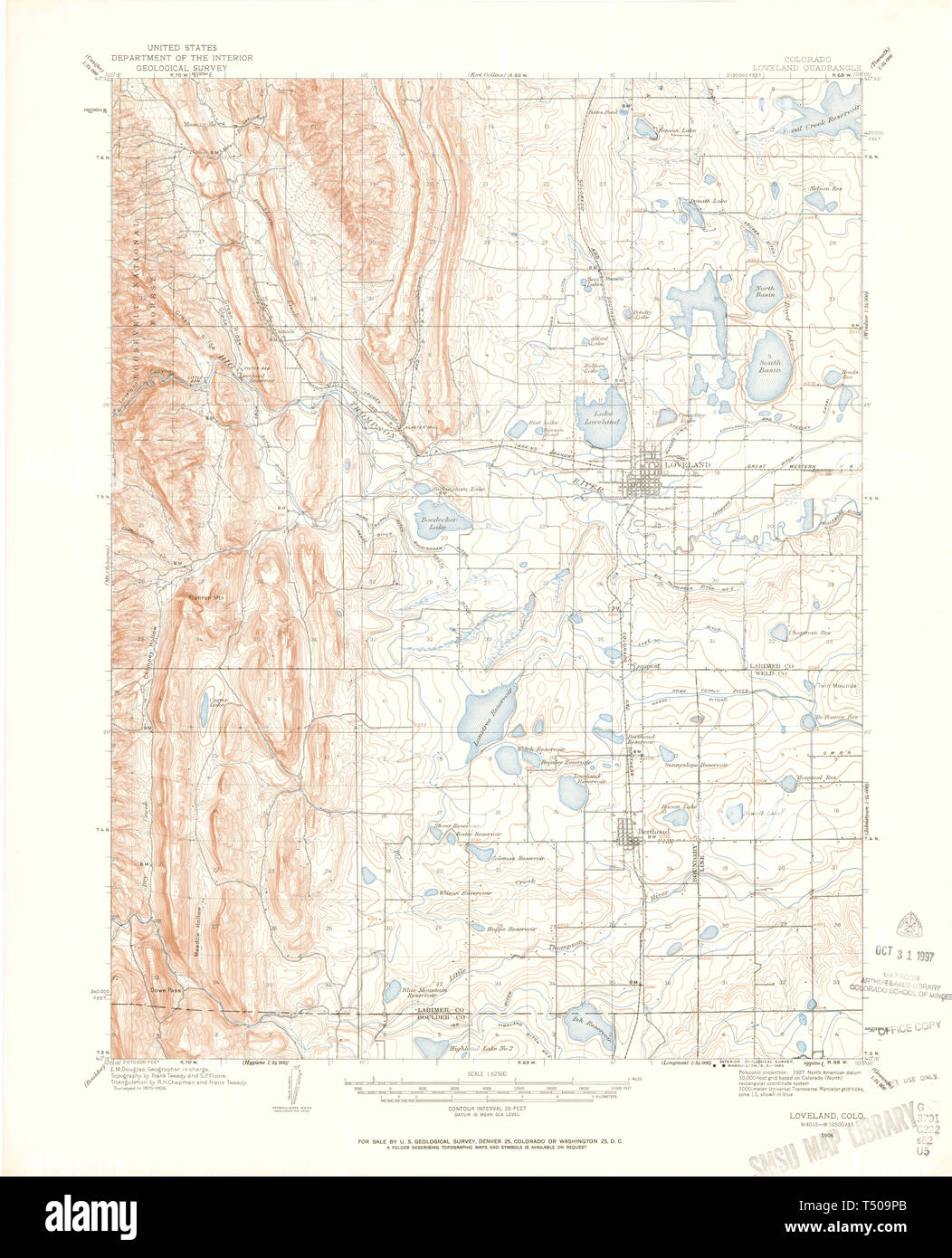 Map of loveland hi-res stock photography and images - Alamy