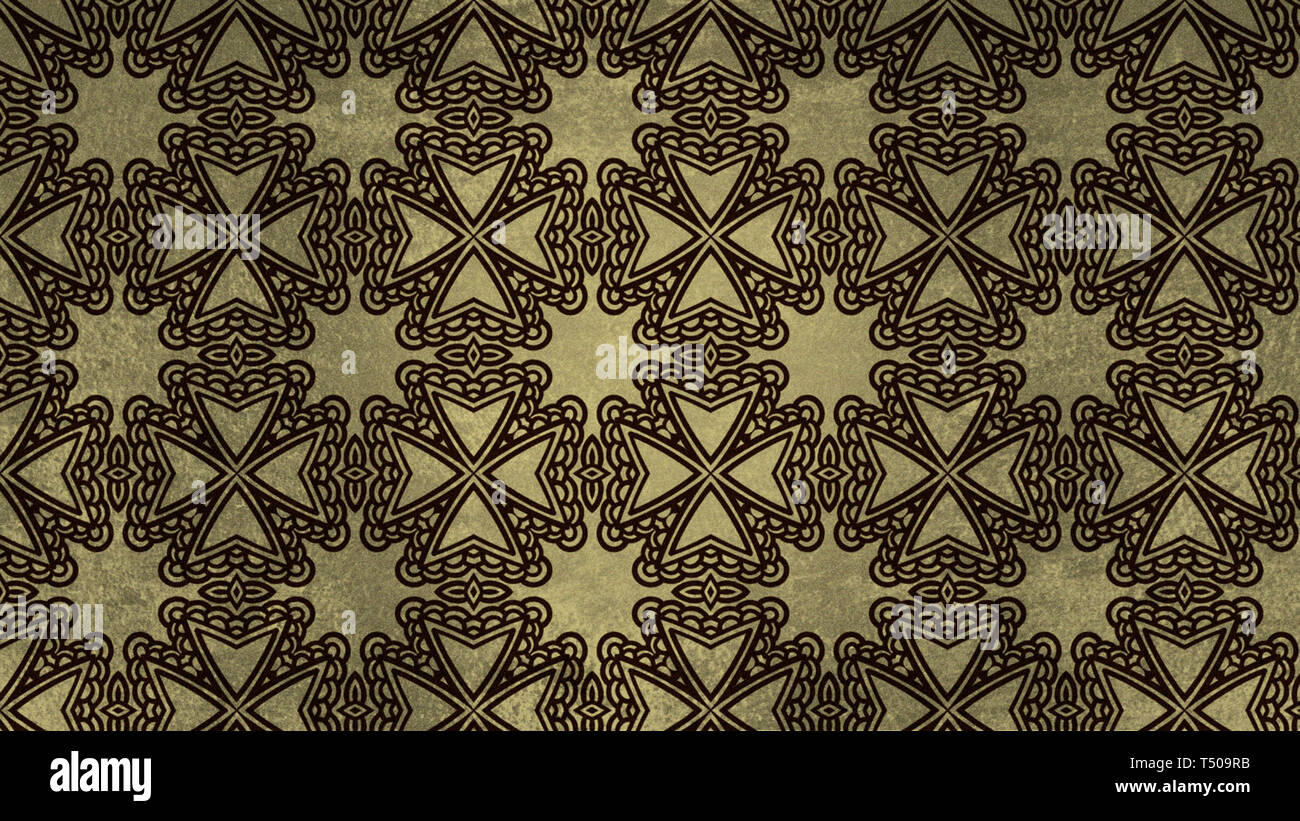 Dark Brown Vintage Ornamental Pattern Background Design Stock Photo - Alamy