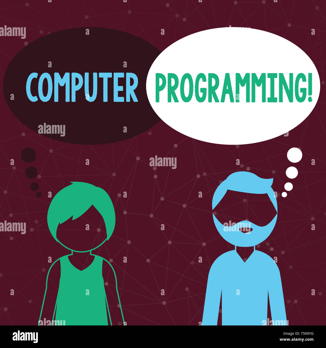 Handwriting text writing Computer Programming. Conceptual photo process that instructs a ...