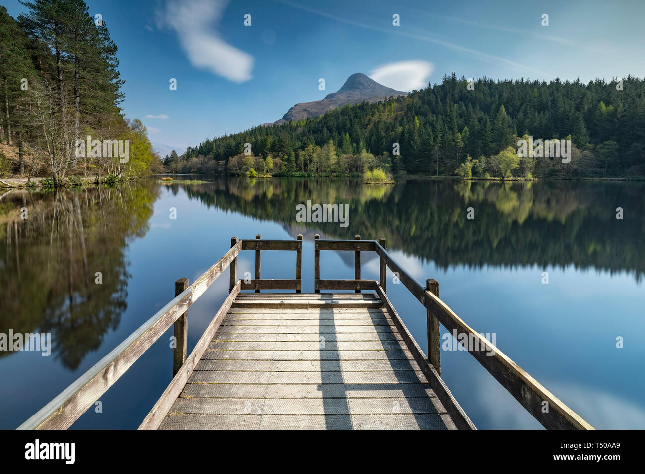 Glencoe lochan with pap of glencoe hi-res stock photography and images - Alamy