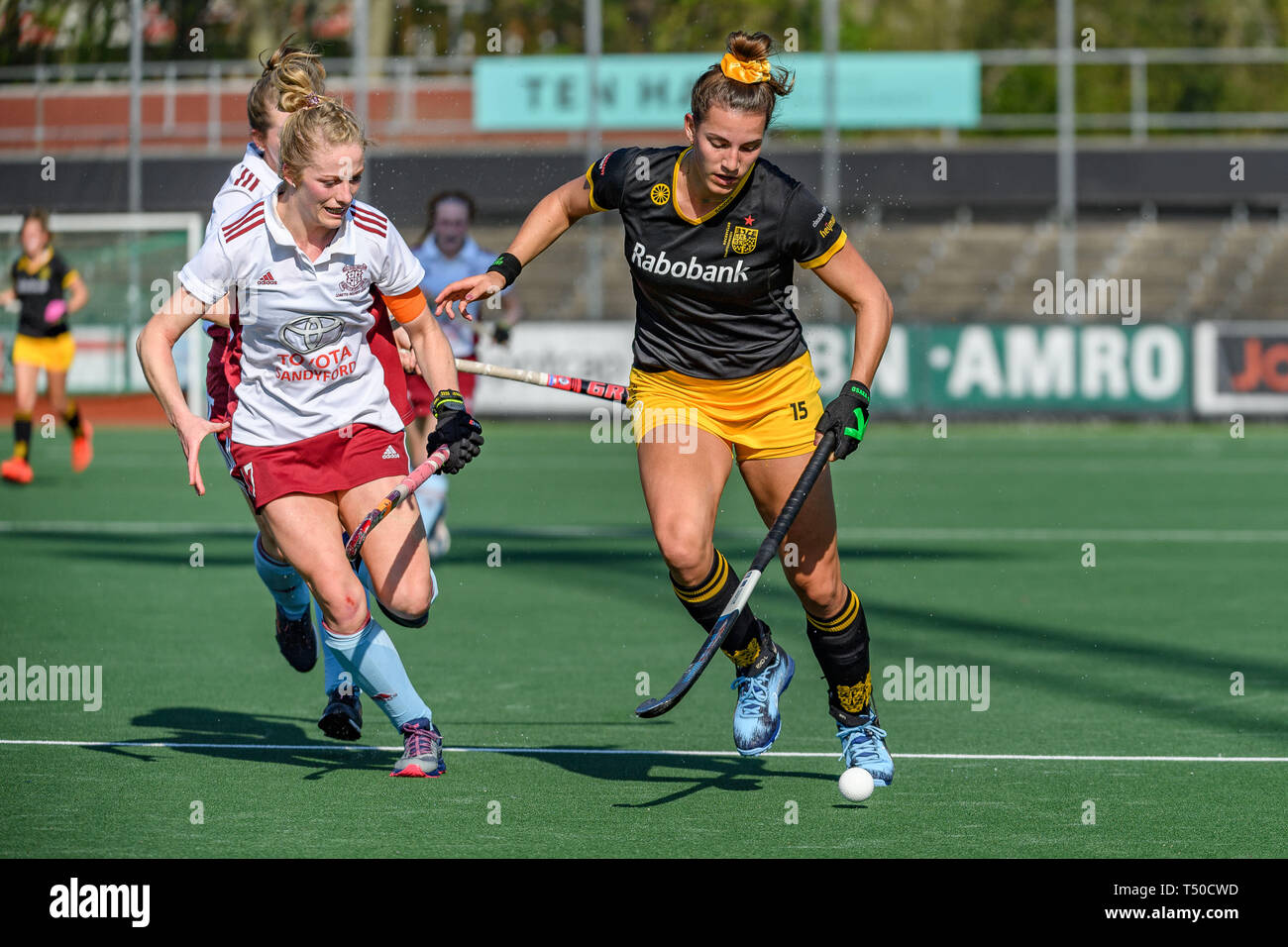 AMSTERDAM, 19-04-2019, Euro Hockey Club Cup 2019. Venue: Wagener ...