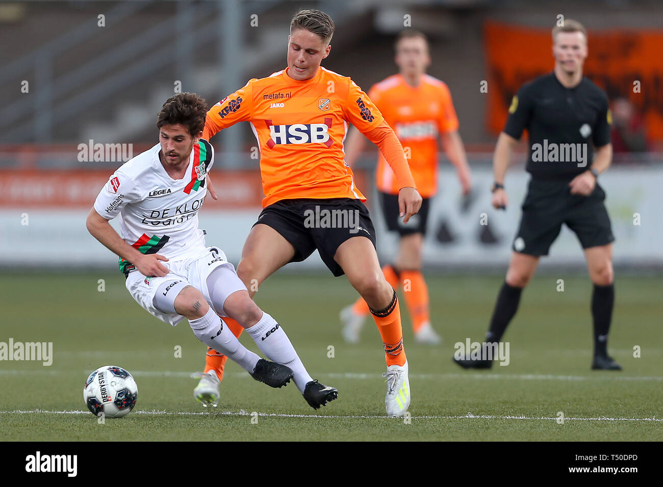 VOLENDAM, 19-04-2019 , Dutch Football , Kras Stadion , season 2018 / ...