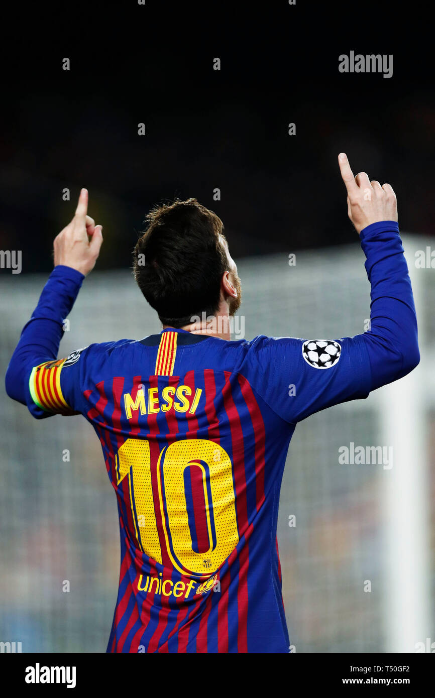 Barcelona, Spain. Credit: D. 16th Apr, 2019. Lionel Messi (Barcelona ...