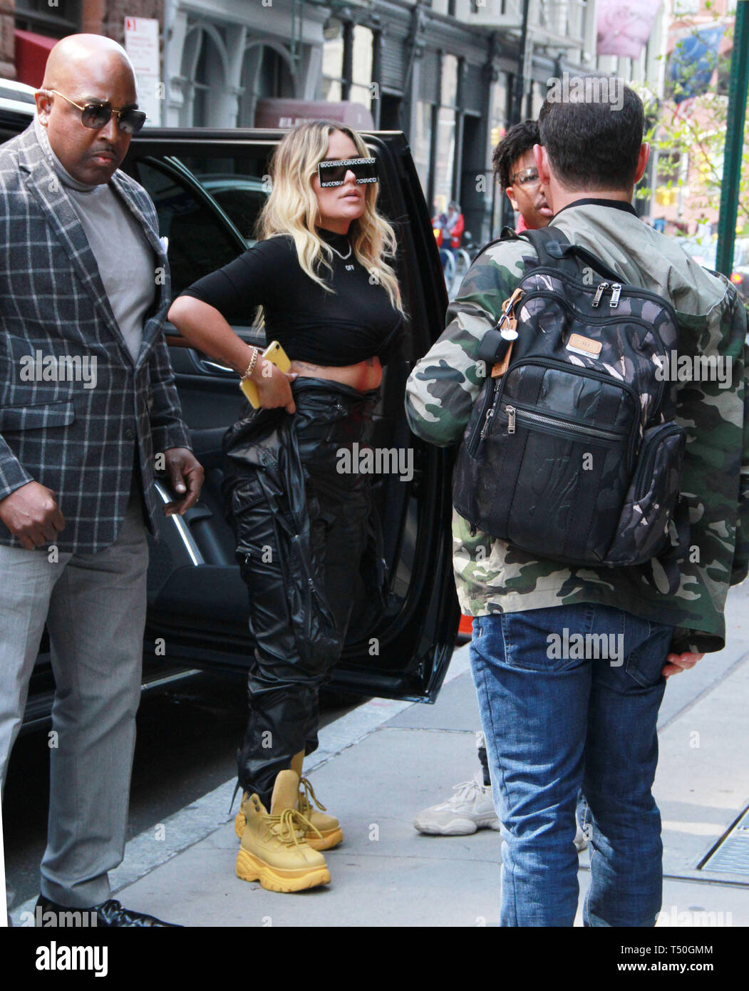 New York, USA. 19th Apr 2019. Karol G at Build Series to talk about her ...