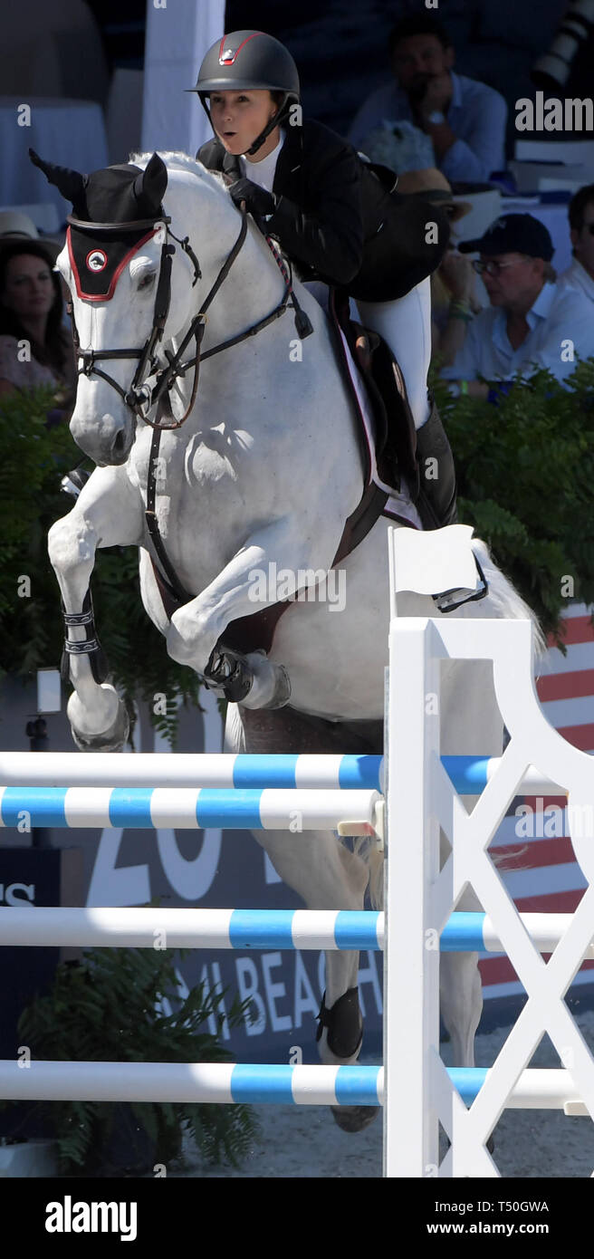 Miami Beach, Florida, USA. 19th Apr 2019. Georgina Bloomberg at the ...