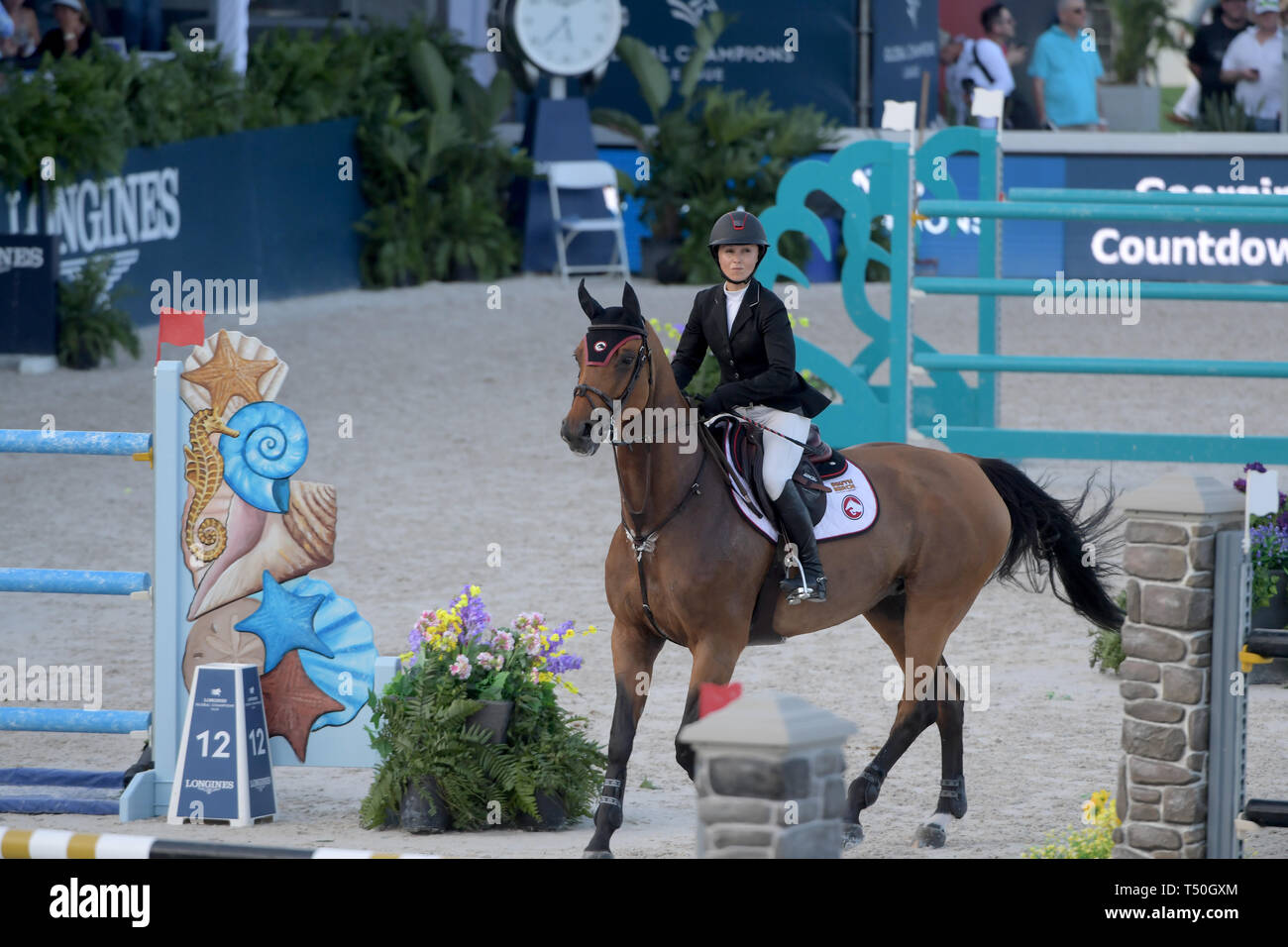 Miami Beach, Florida, USA. 19th Apr 2019. Georgina Bloomberg at the ...