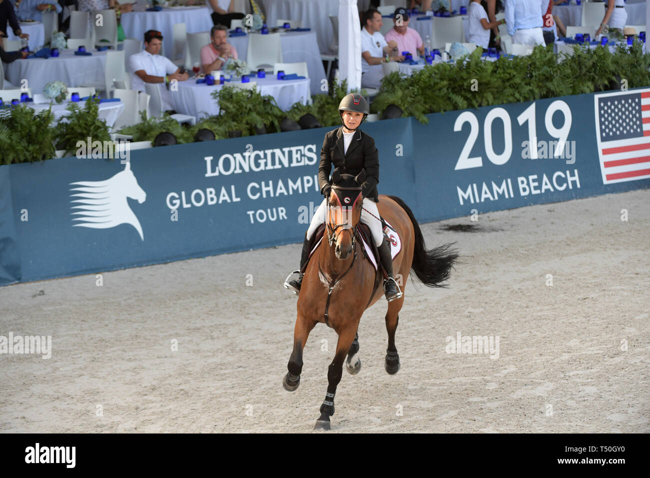 Miami Beach, Florida, USA. 19th Apr 2019. Georgina Bloomberg at the ...