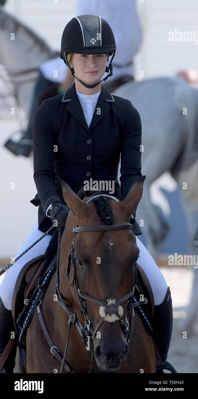 Miami Beach, Florida, USA. 19th Apr 2019. Jennifer Gates at the ...