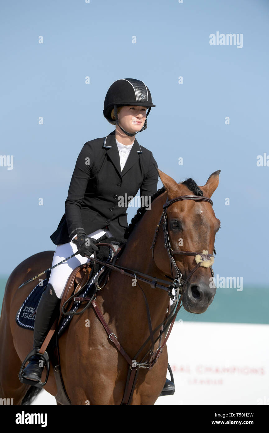 Miami Beach, Florida, USA. 19th Apr 2019. Jennifer Gates at the ...