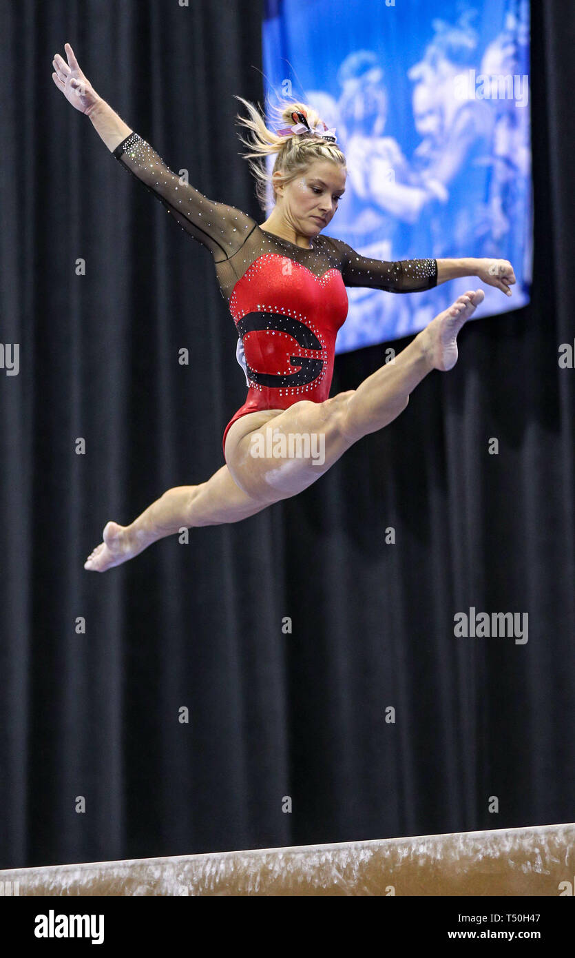 Fort Worth, TX, USA. 19th Apr, 2019. Georgia's Rachel Dickson performs ...