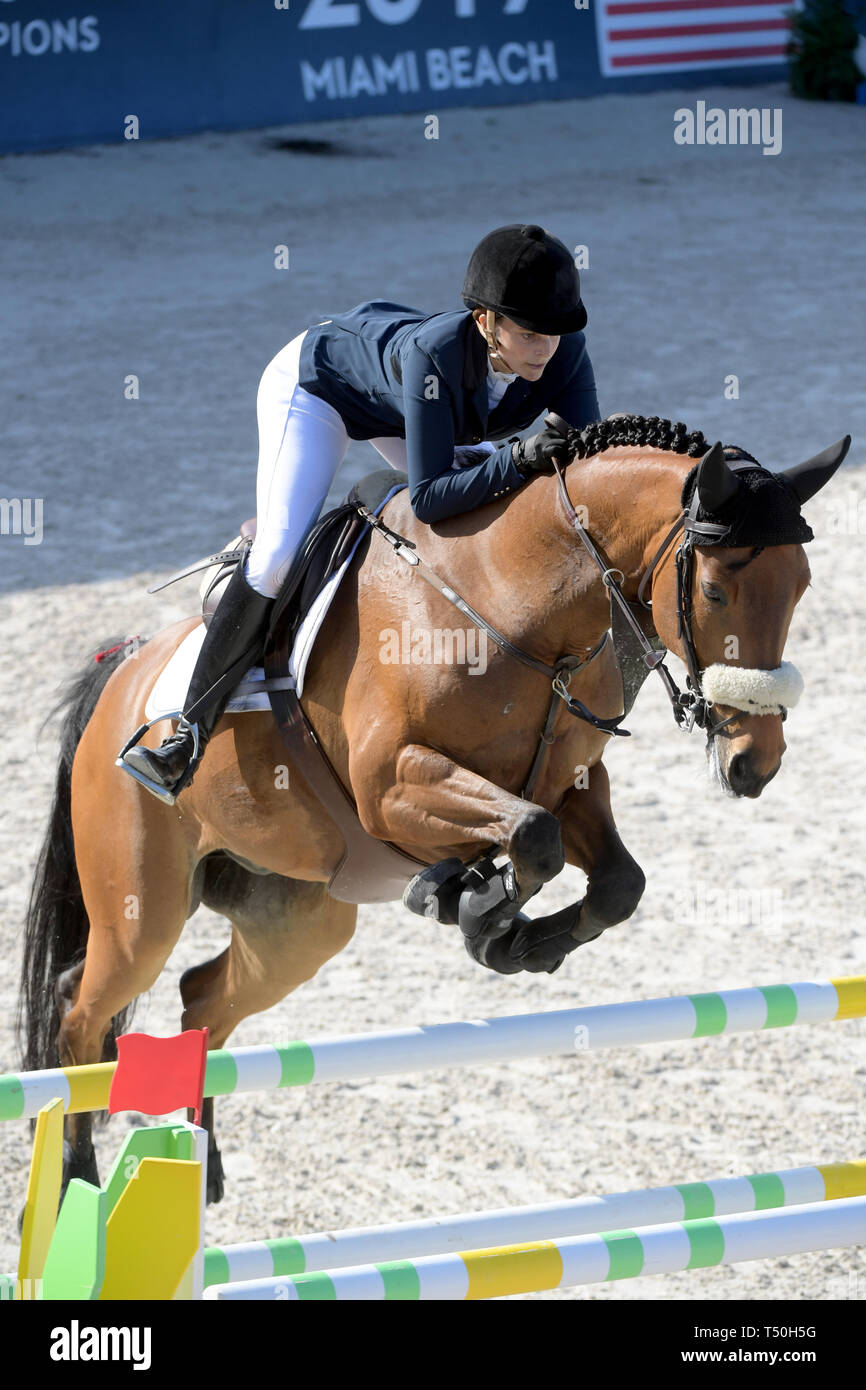 Miami Beach, Florida, USA. 19th Apr 2019. Athina Onassis at the ...