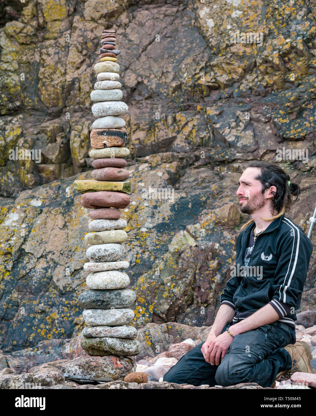 Dunbar, East Lothian, Scotland, United Kingdom, 20 April 2019. European ...