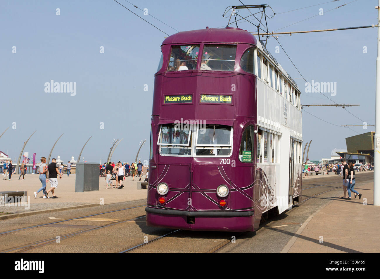 Balloon 700 Blackpool, Lancashire. April, 2019. UK Weather. Hot ...