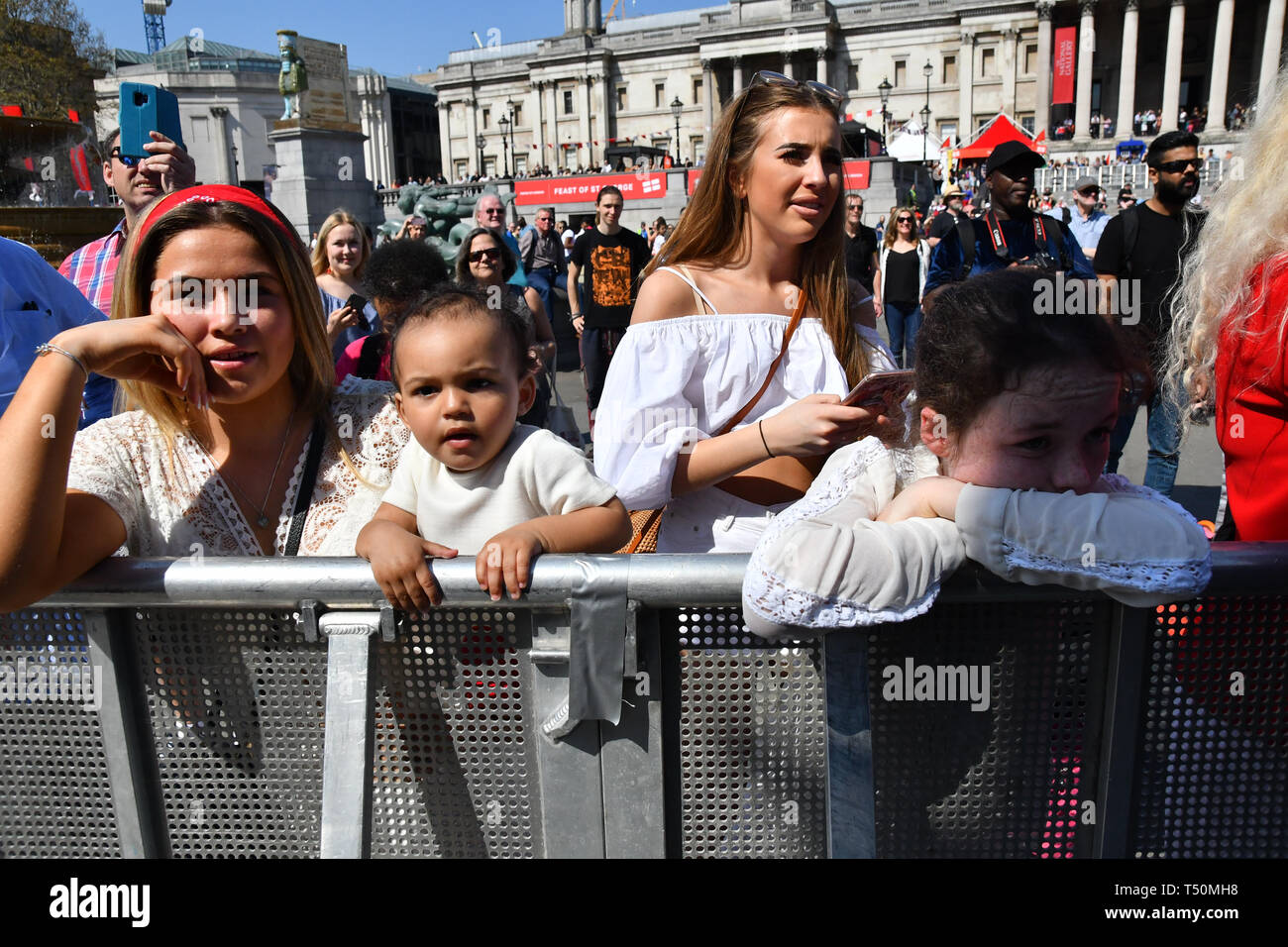 London, UK. 20th April, 2019.Lydia Bright sisters attend the Feast of ...
