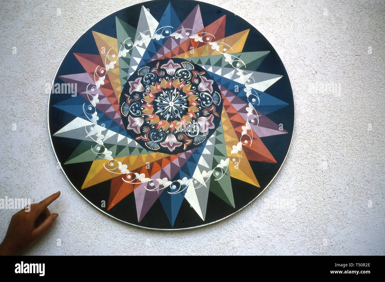 Polychromatic circular artwork hi-res stock photography and images - Alamy