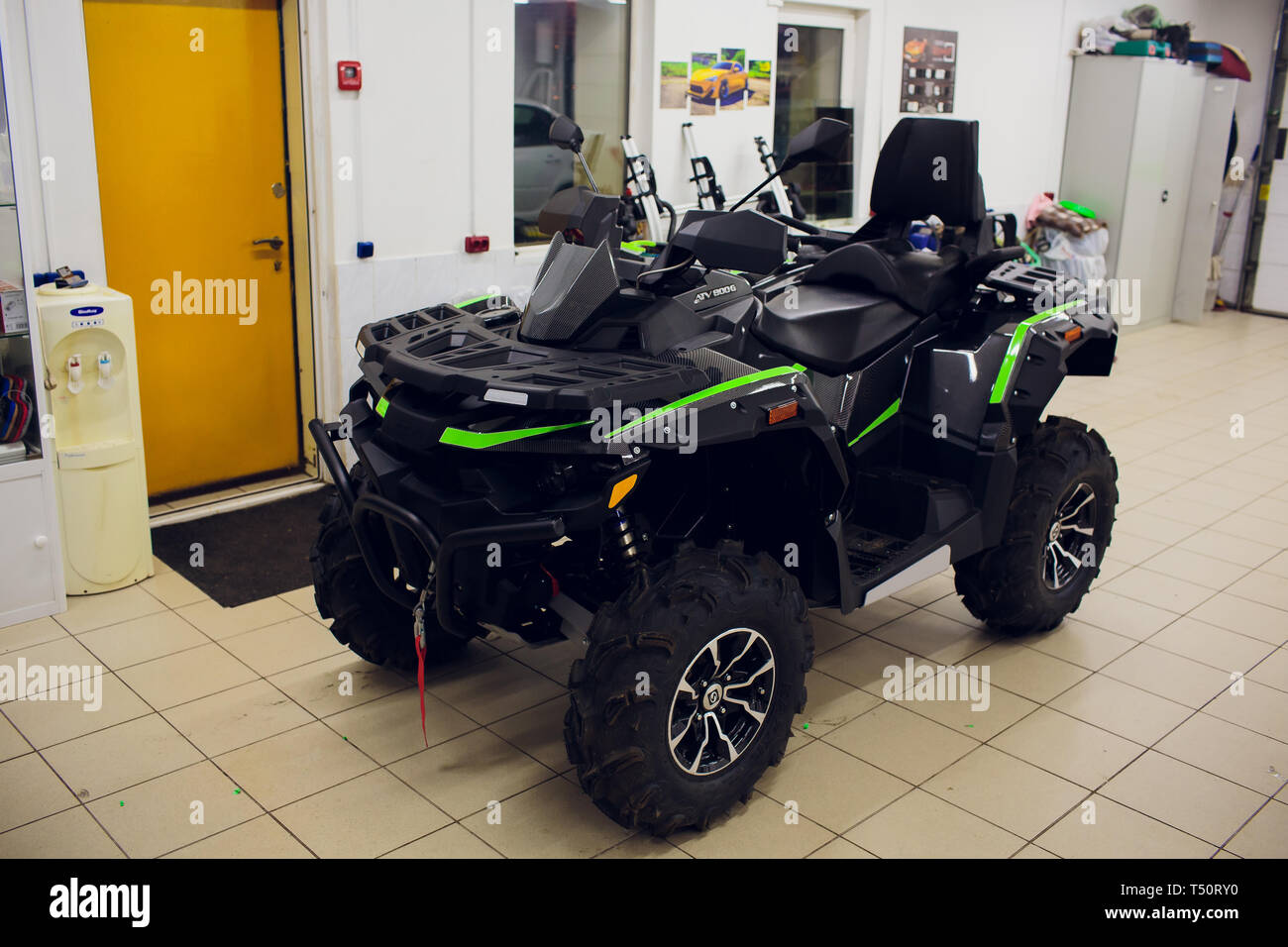 Ufa, Russia, 2 July, 2018: Quad bike BRP Can-Am OUTLANDER 800 XMR Stock ...