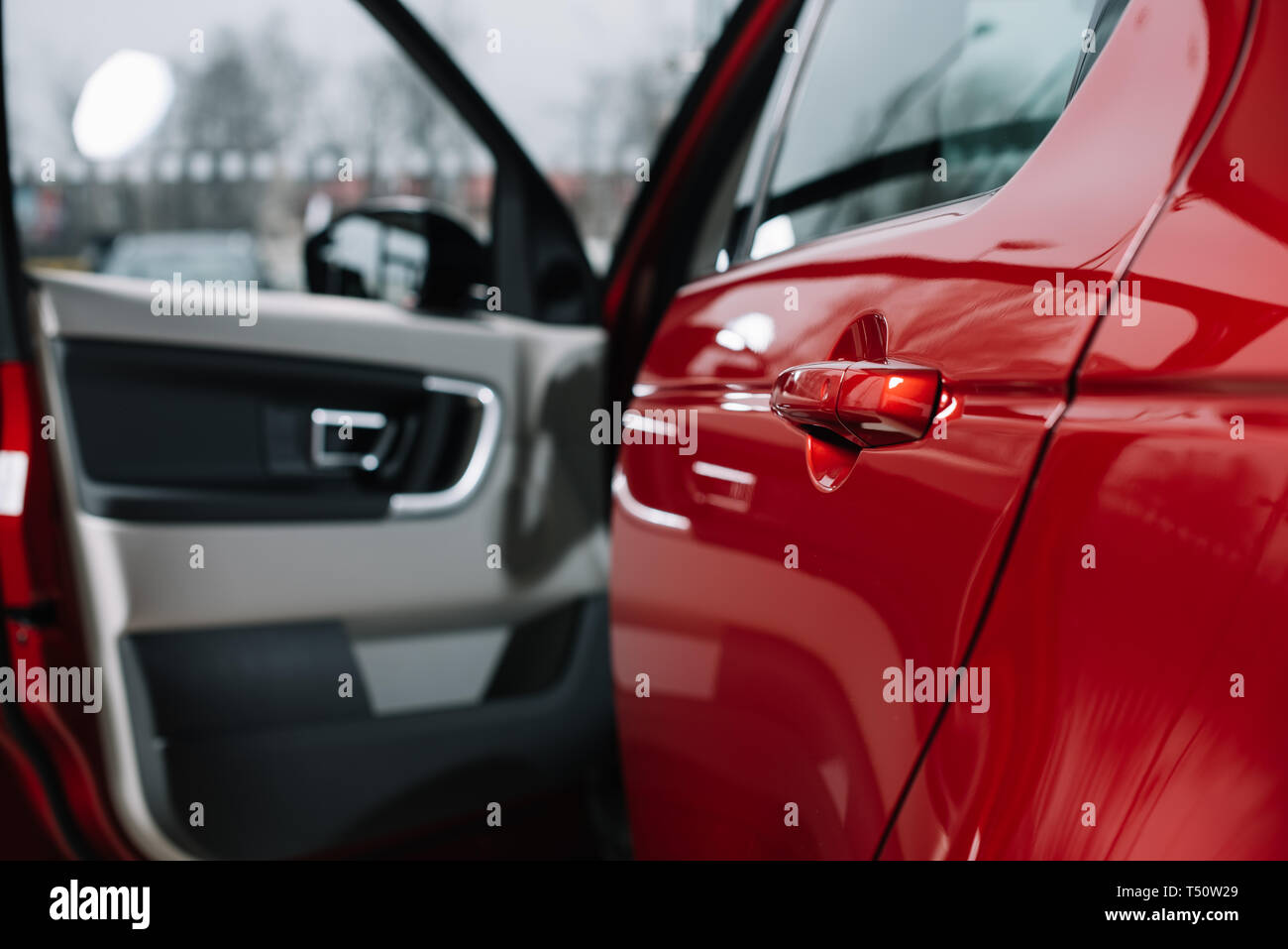 Shiny car door hi-res stock photography and images - Alamy