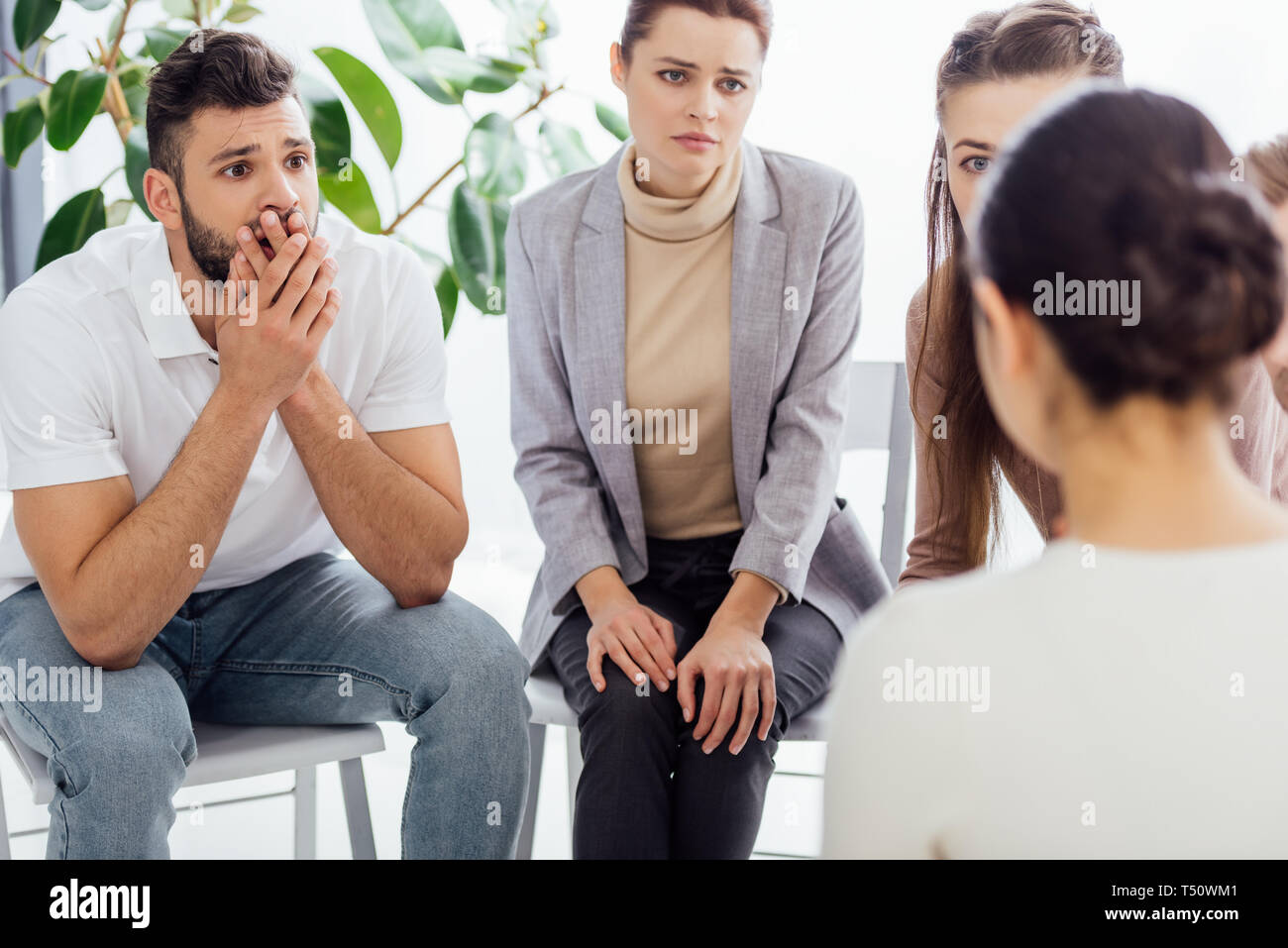 Disappointed discussion hi-res stock photography and images - Alamy