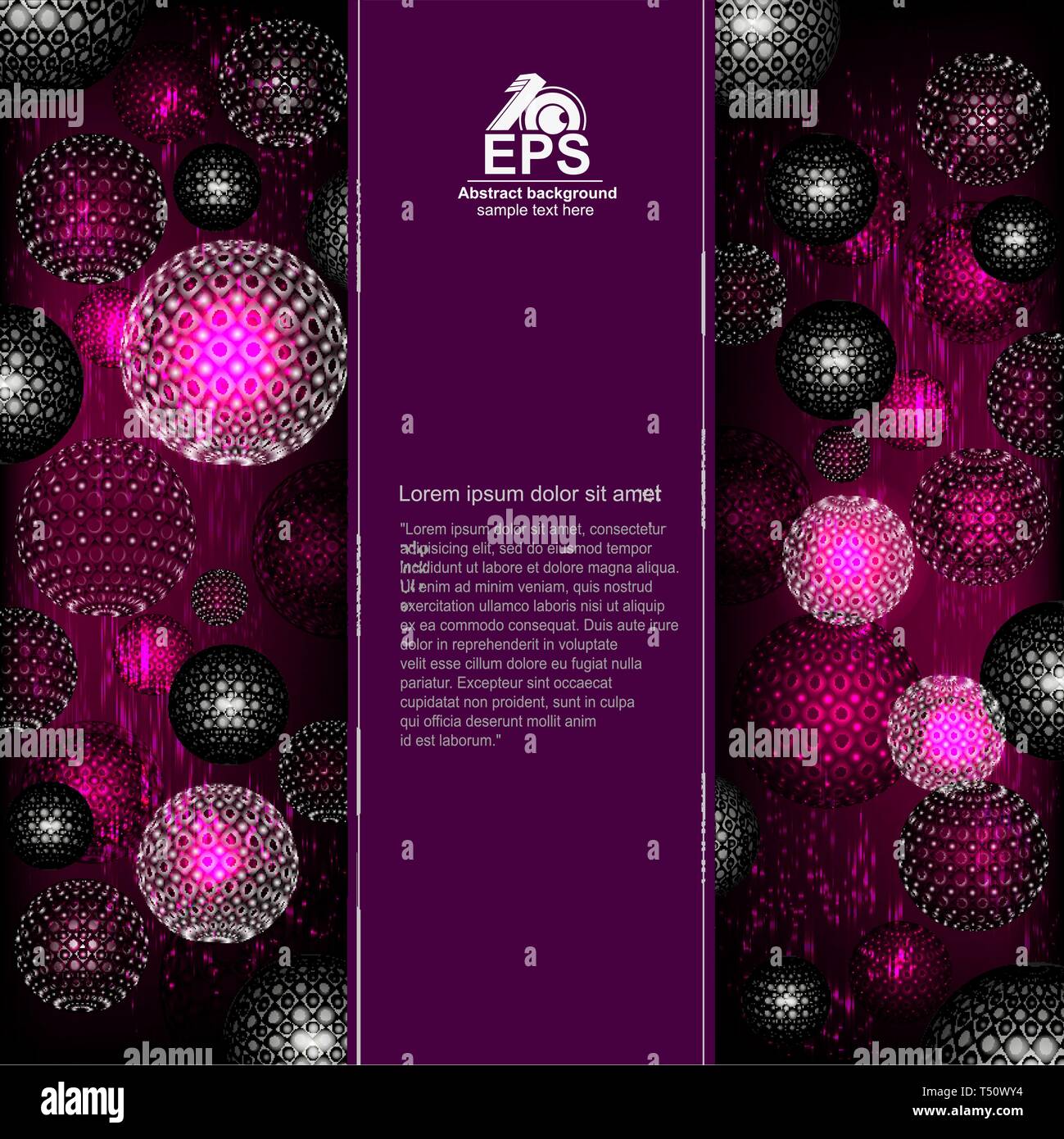 abstract sphere violet background Stock Vector Image & Art - Alamy