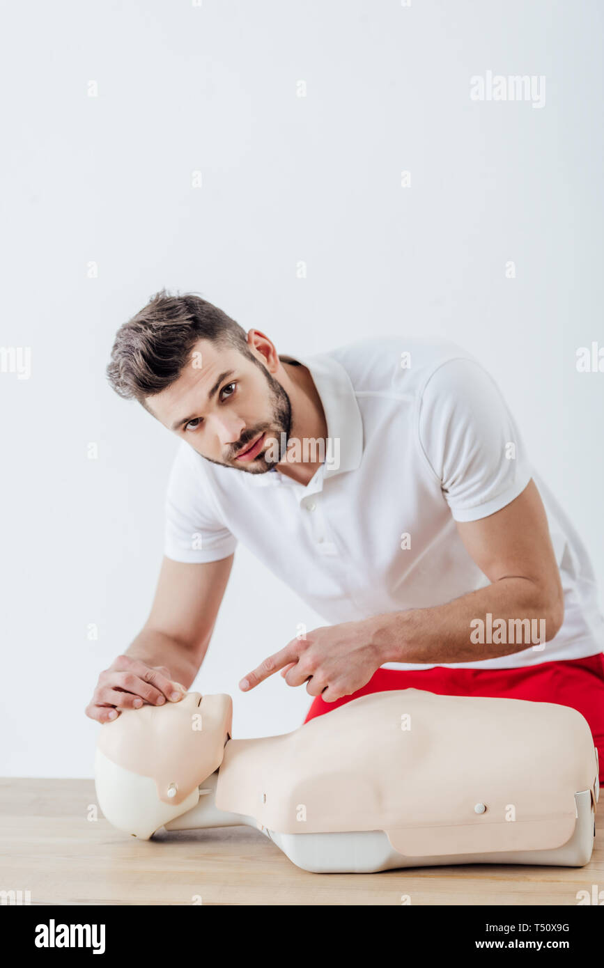 Man paramedic cpr dummy hi-res stock photography and images - Alamy