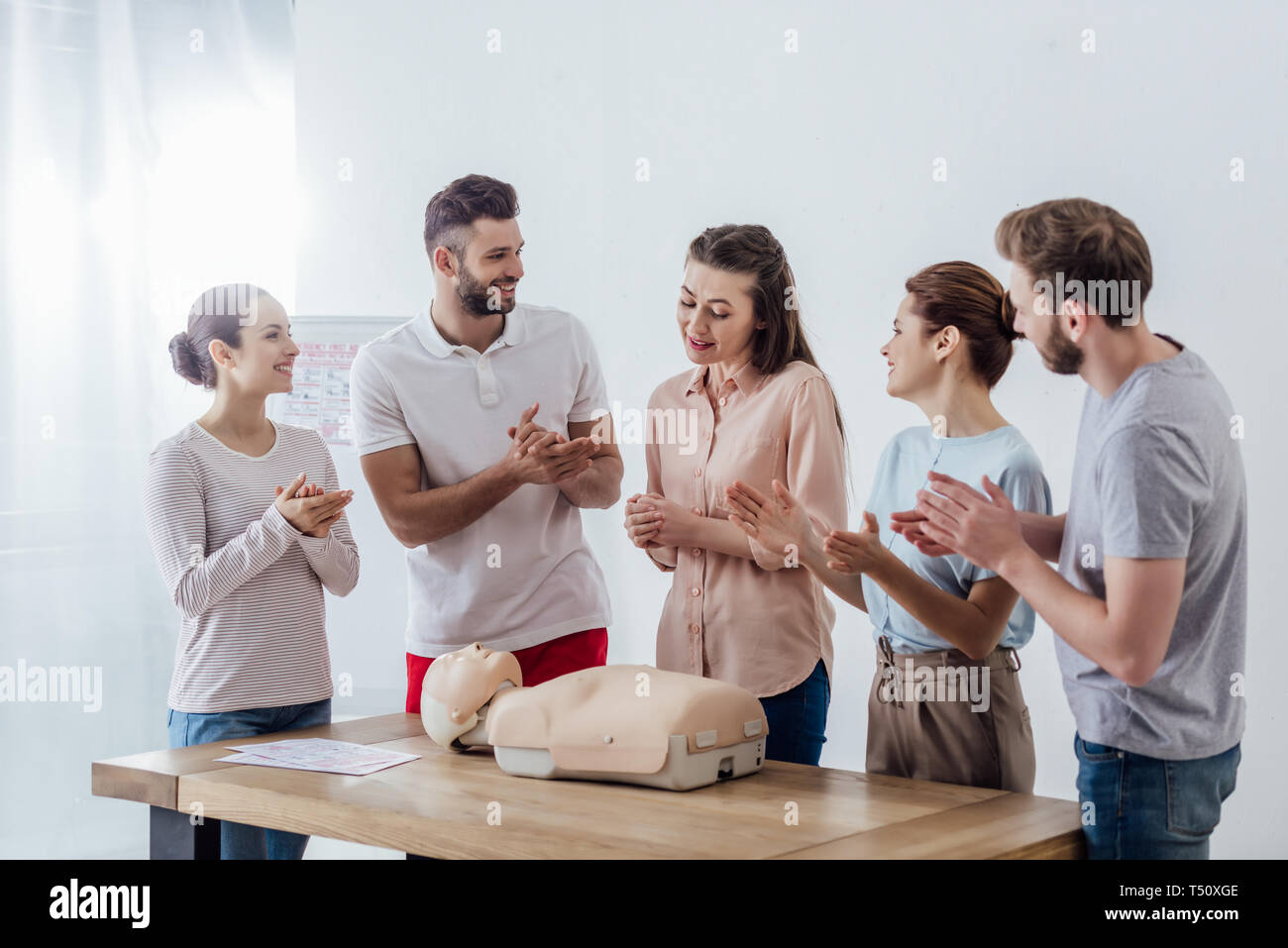 Smiling dummy hi-res stock photography and images - Alamy