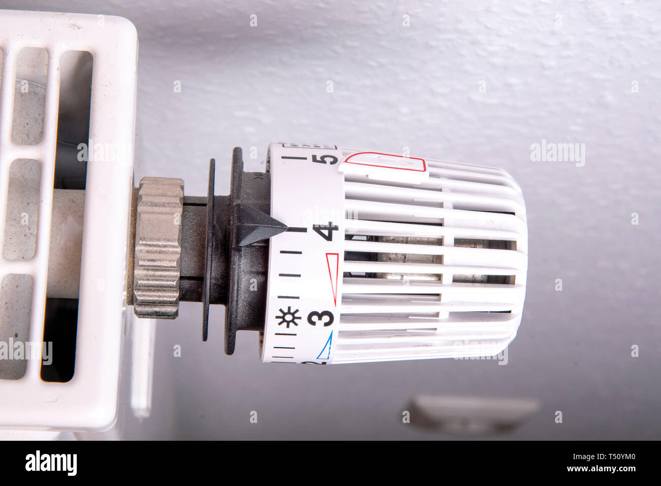 Adjusting home radiator thermostat valve hi-res stock photography and ...