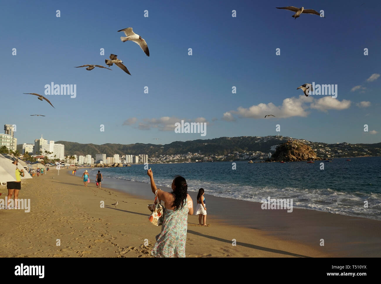 Condesa beach acapulco bay hi-res stock photography and images - Alamy