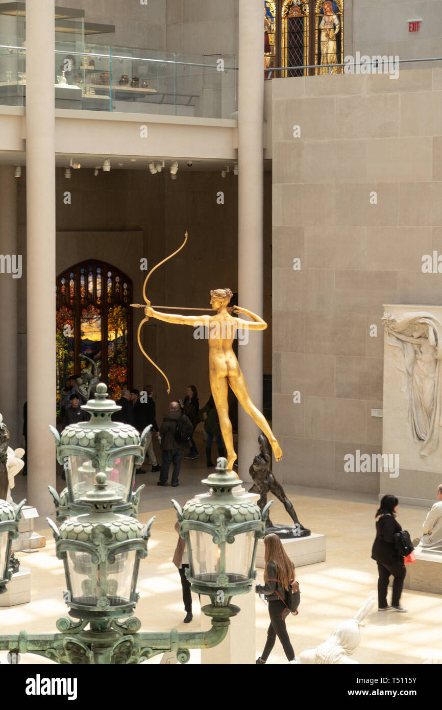 Charles Engelhard Court in The American Art Wing, The Metropolitan ...