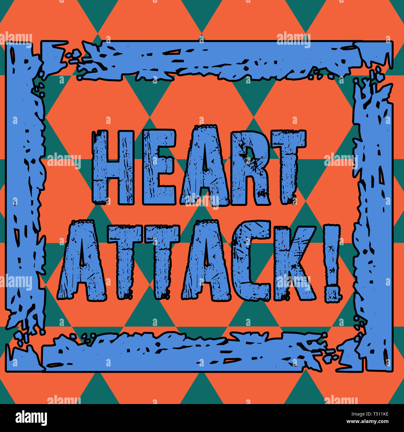 Conceptual hand writing showing Heart Attack. Concept meaning sudden ...