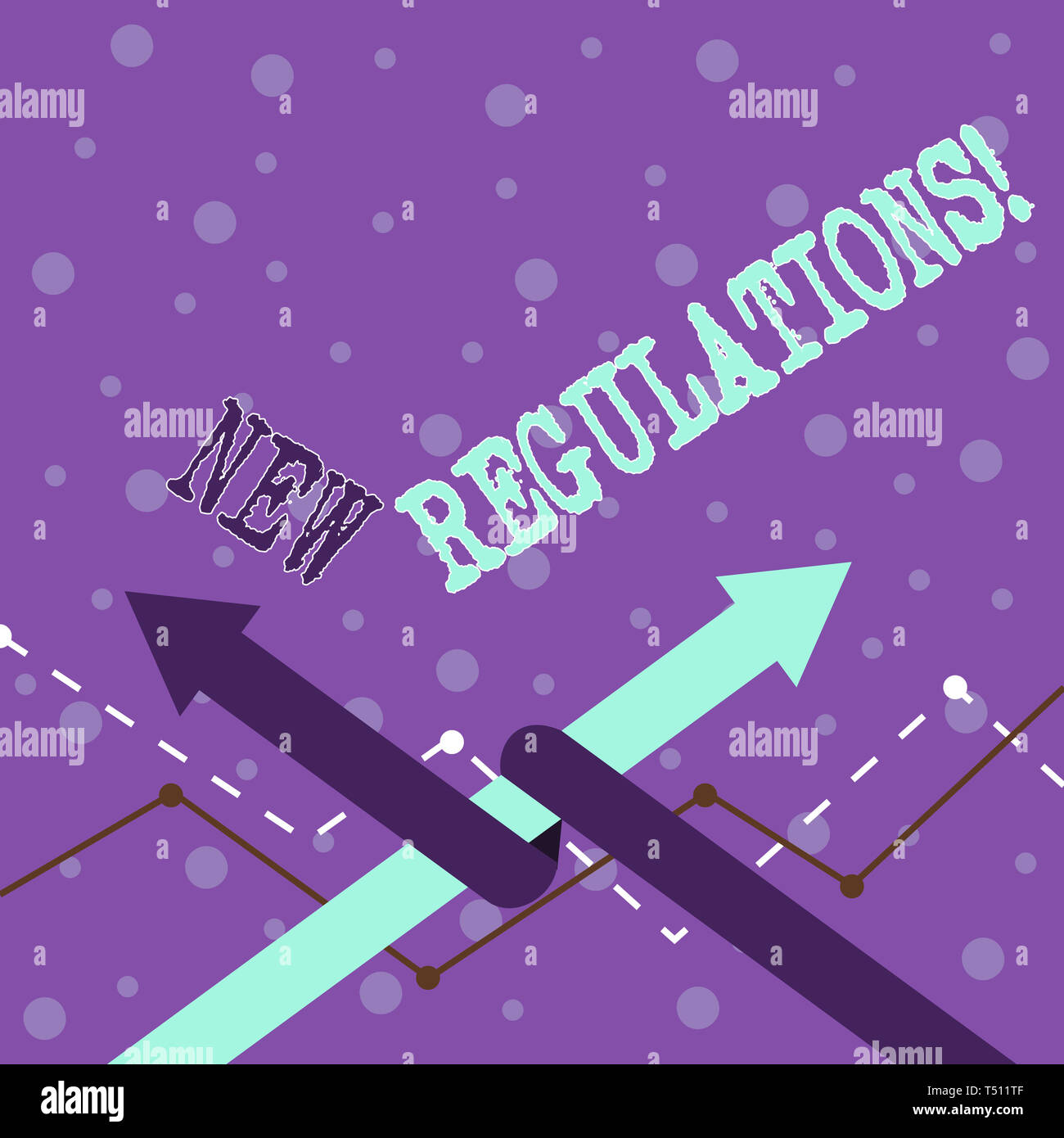 Handwriting text writing New Regulations. Conceptual photo rules made ...