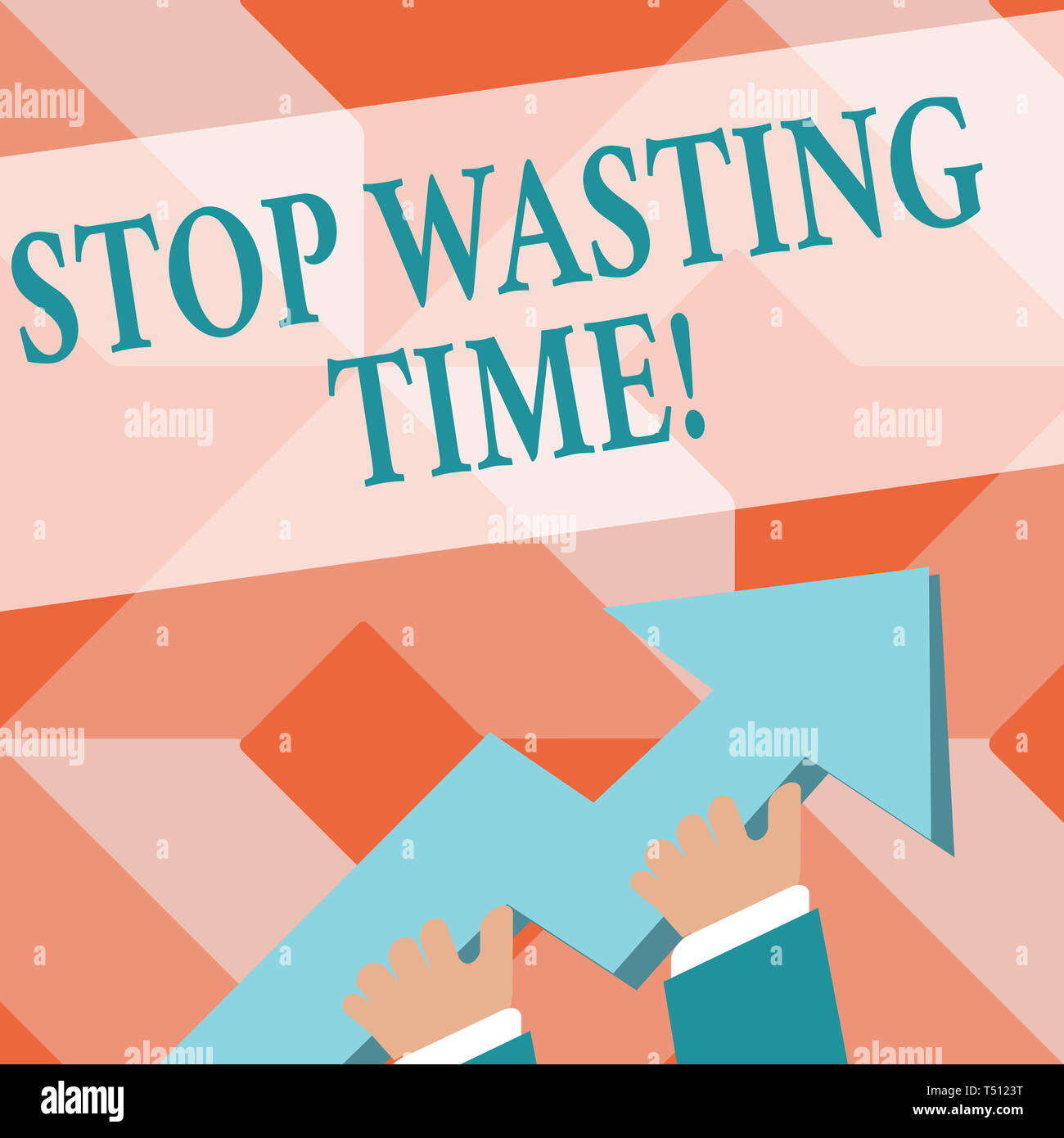 Writing note showing Stop Wasting Time. Business concept for advising ...