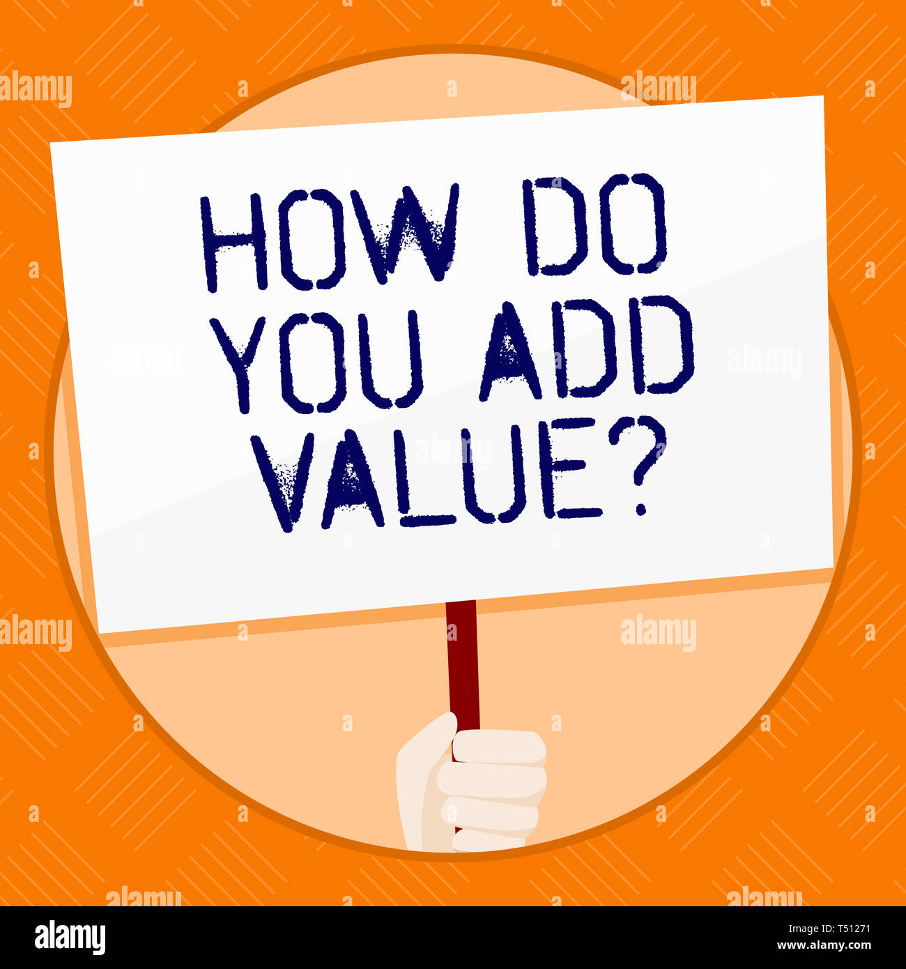 Conceptual hand writing showing How Do You Add Value Question. Concept ...