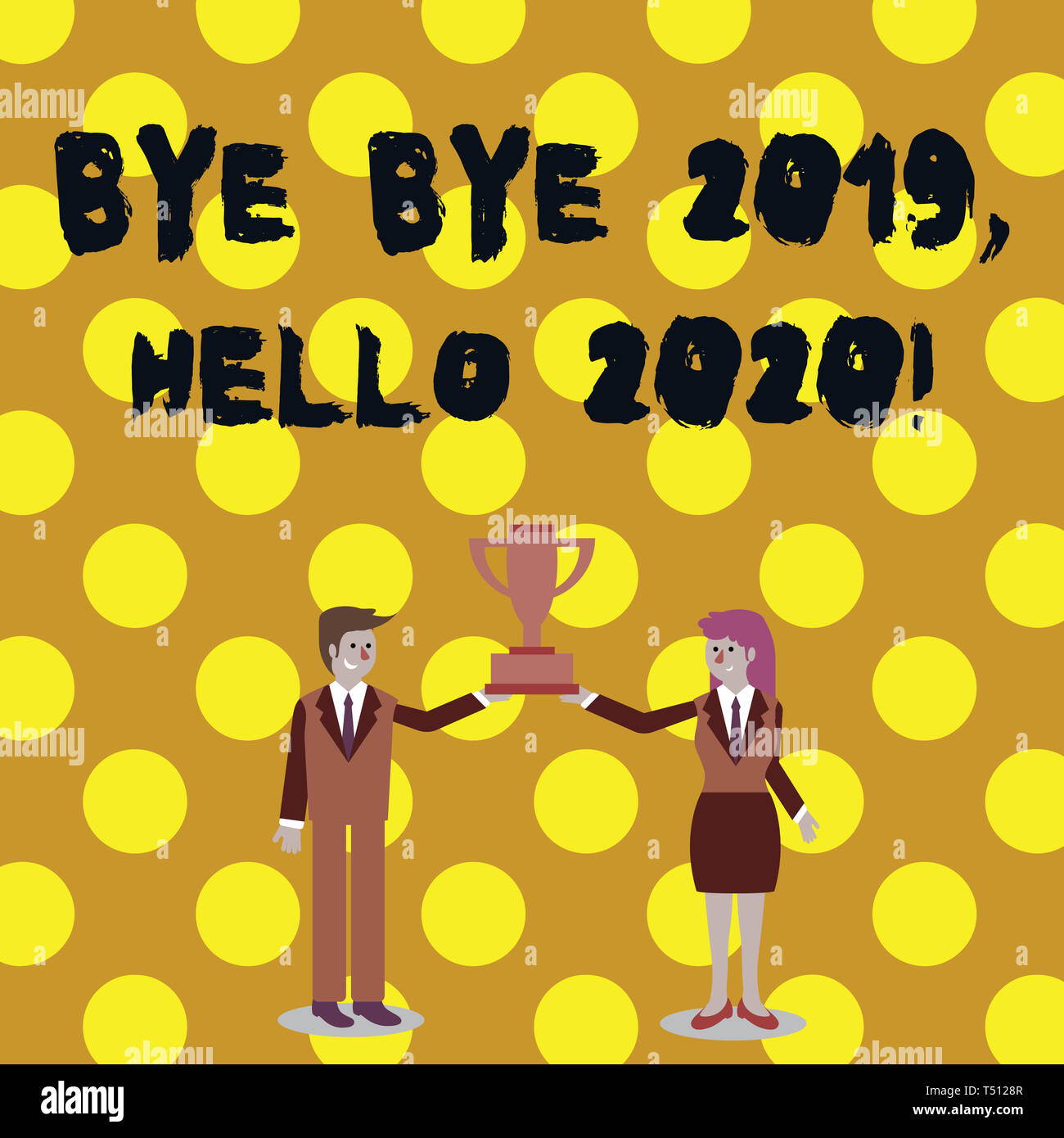 Word writing text Bye Bye 2019 Hello 2020. Business photo showcasing ...