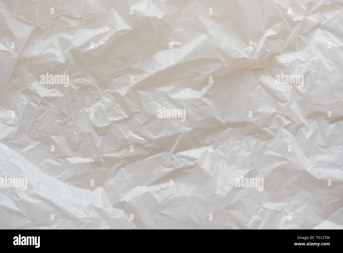 White plastic bag background texture. Wrinkled polythene pattern Stock ...
