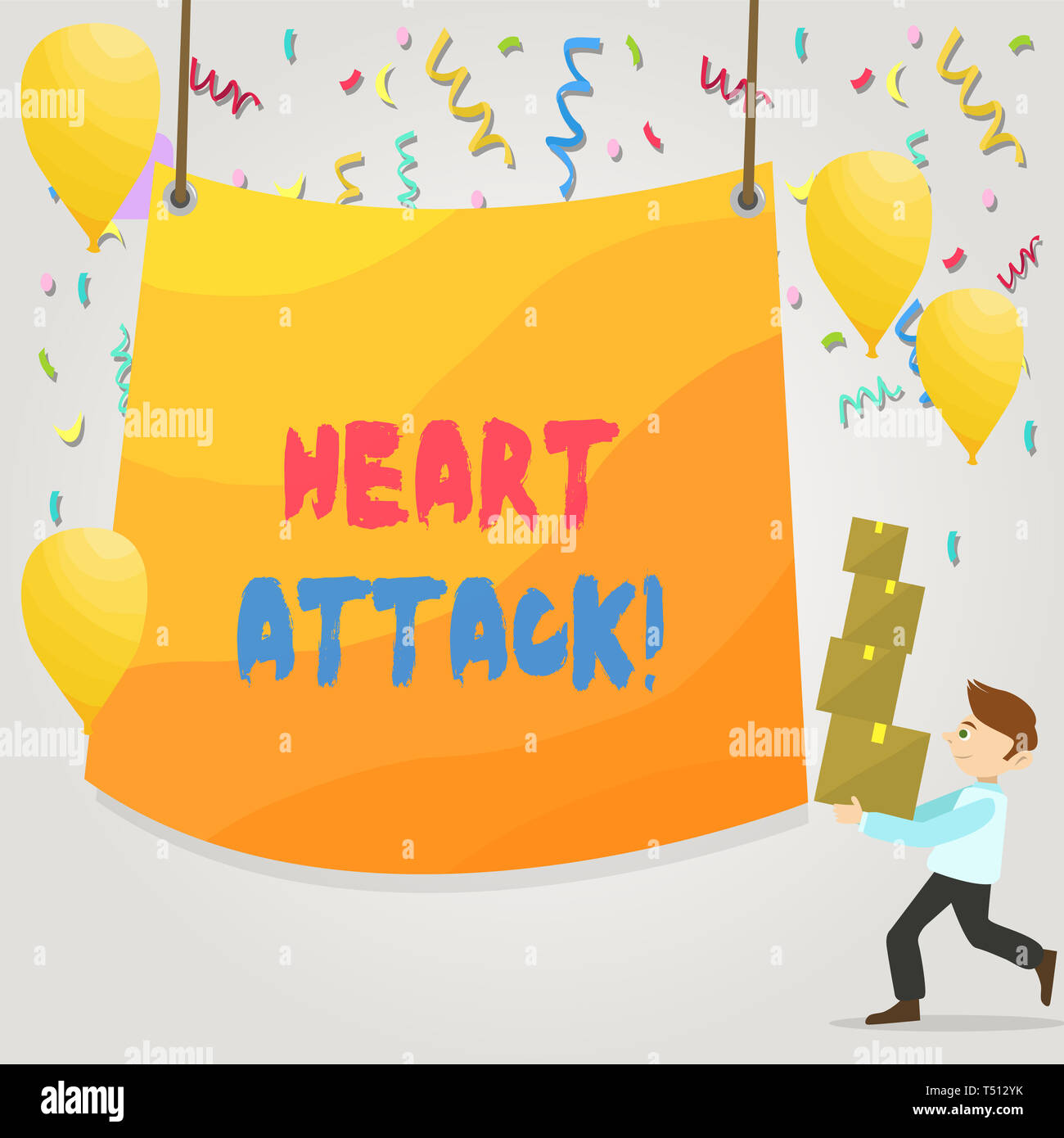 Conceptual hand writing showing Heart Attack. Concept meaning sudden ...