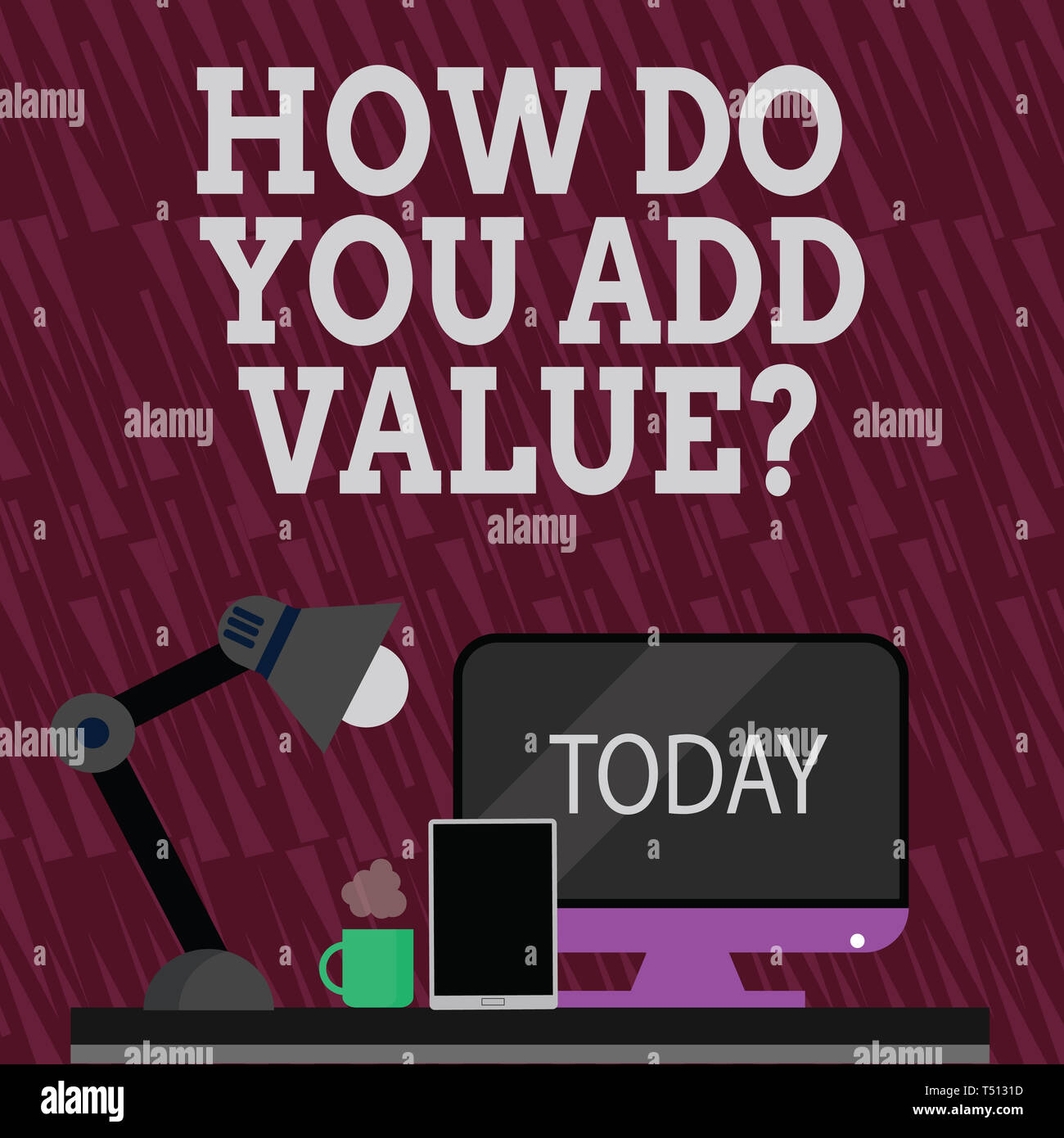 Text sign showing How Do You Add Value Question. Business photo ...