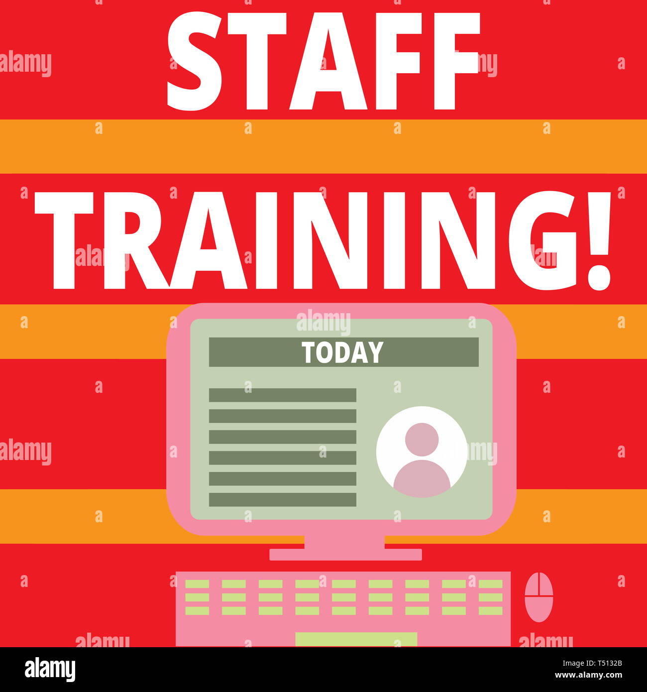 Writing note showing Staff Training. Business concept for learn ...