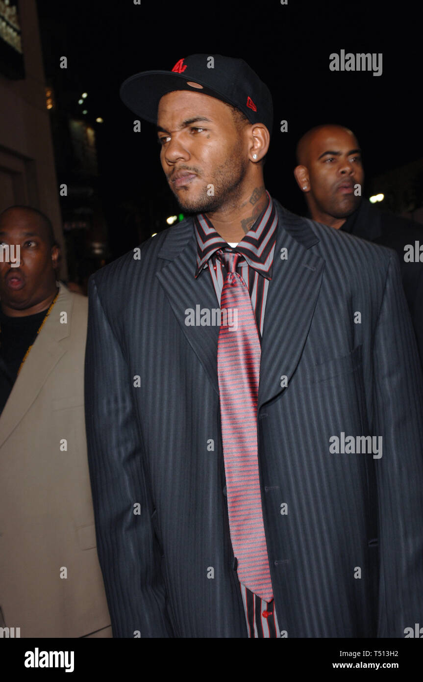 LOS ANGELES, CA. August 31, 2005: Rap star THE GAME at the 2005 World ...