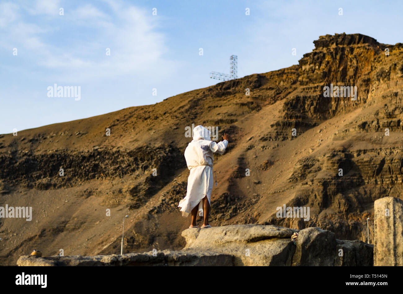 The friar's jump cliff, a beautiful landmark with an interesting back ...