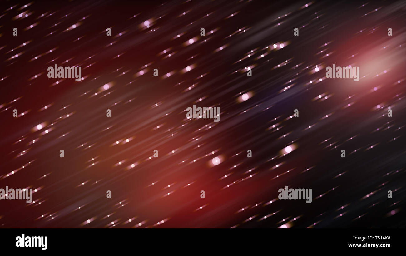 Space Abstraction With Falling Stars Or Meteorites And The Universe 3d Render Computer