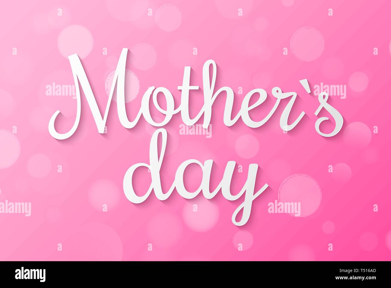 Happy Mothers day cover. Abstract purple lights bokeh. Purple gradient ...