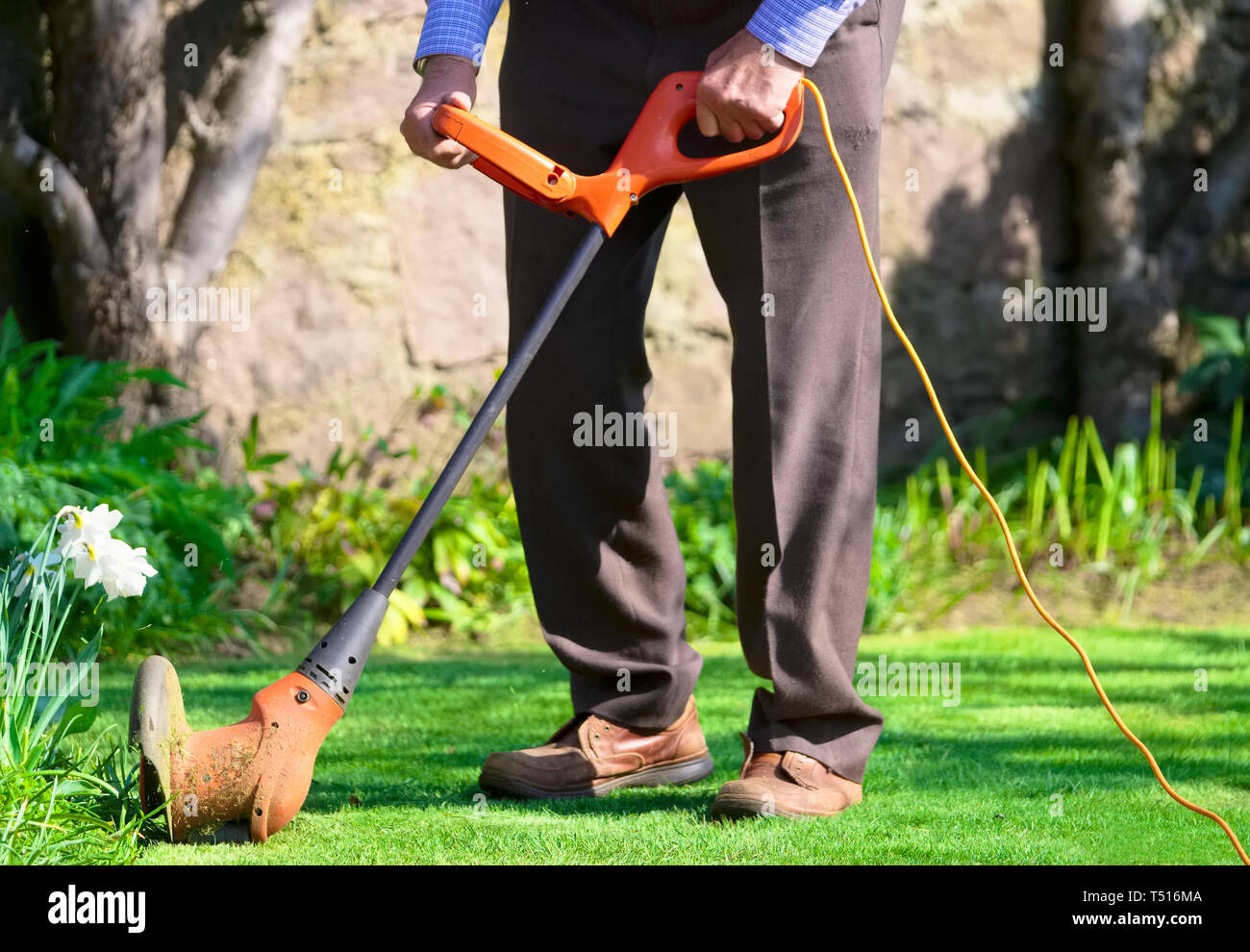 Man Cutting Grass High Resolution Stock Photography and Images - Alamy