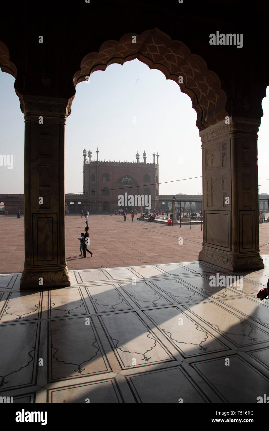 India, New Delhi, Jama Masjid (Friday Mosque Stock Photo - Alamy