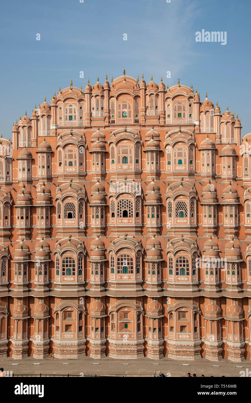 India, Rajasthan, Jaipur, Hawa Mahal (Palace of Wind Stock Photo - Alamy