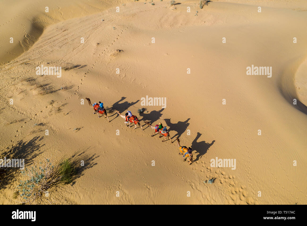 India, Rajasthan, Jaisalmer, Khuri Desert Stock Photo - Alamy