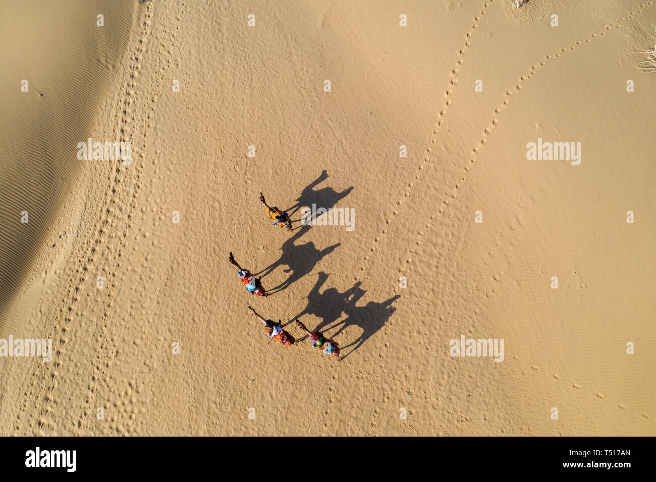 India, Rajasthan, Jaisalmer, Khuri Desert Stock Photo - Alamy