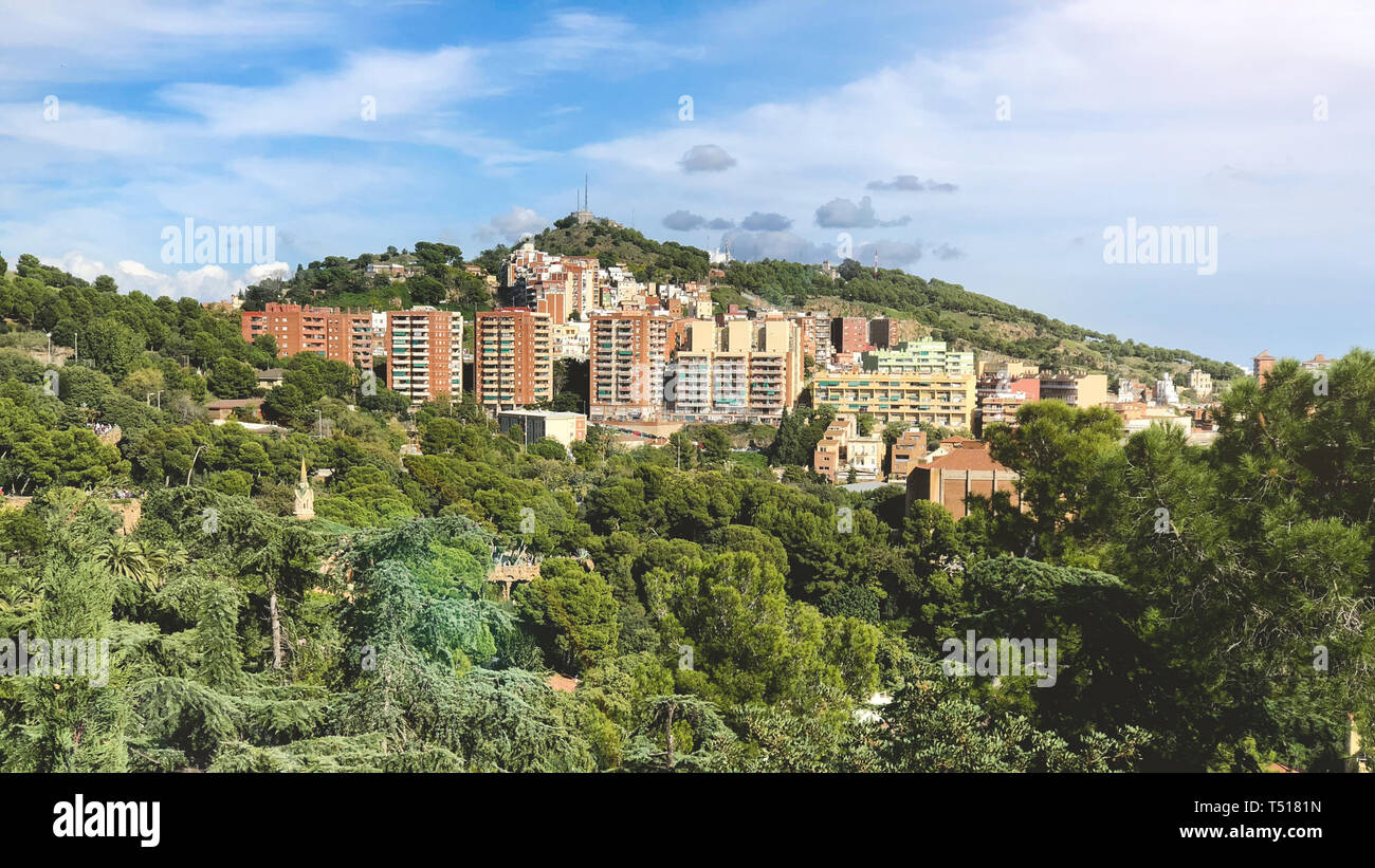 Trees on hills hi-res stock photography and images - Alamy