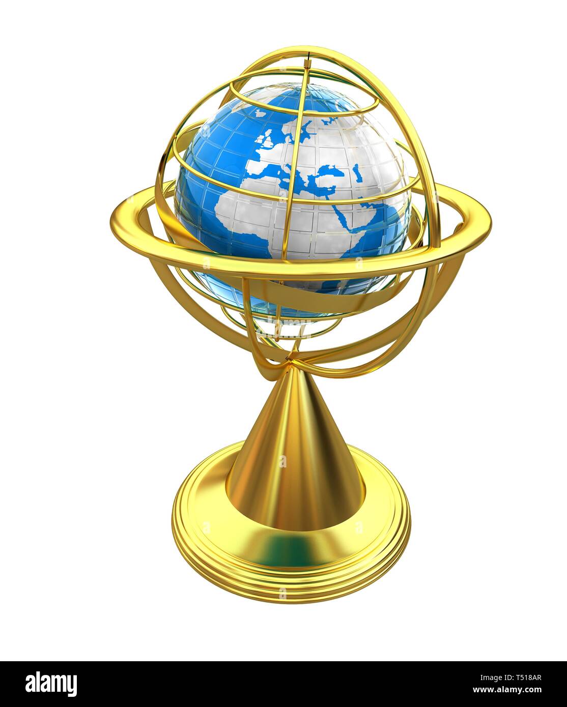 Terrestrial globe model Stock Photo - Alamy